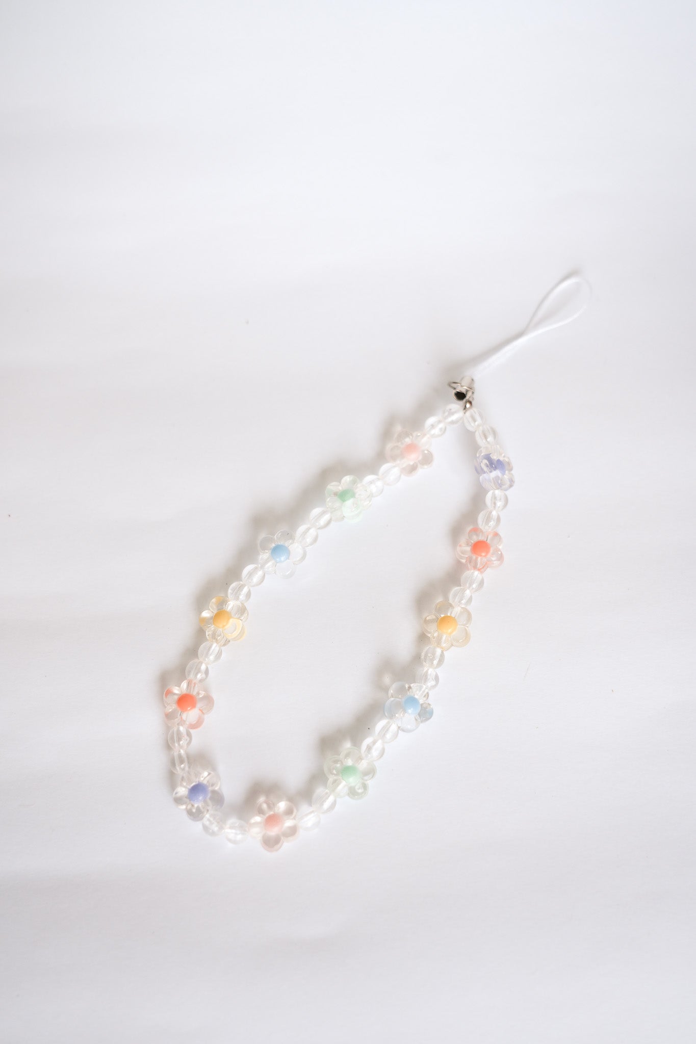PHONE / IPAD BEADED CHARM Style: FLOWER, SMILEY, BLUE By HIBISCUS THE LABEL