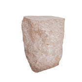 THE RAW STONE STOOL/TABLE | Side Table Raw Marble | By Black Salt Co